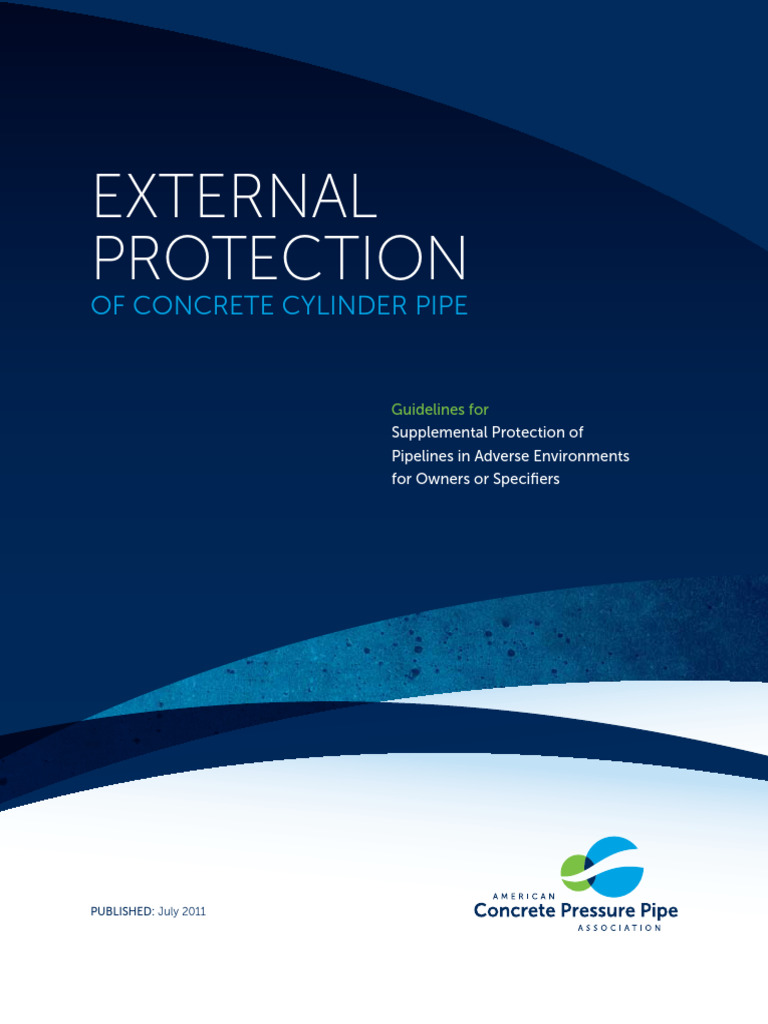 ACPPA - External Protection of Concrete Cylinder Pipe | PDF | Corrosion ...