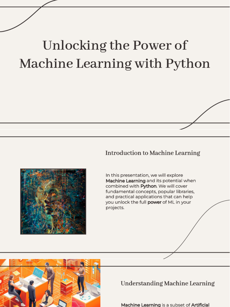 Machine Learning with Python Guide | PDF