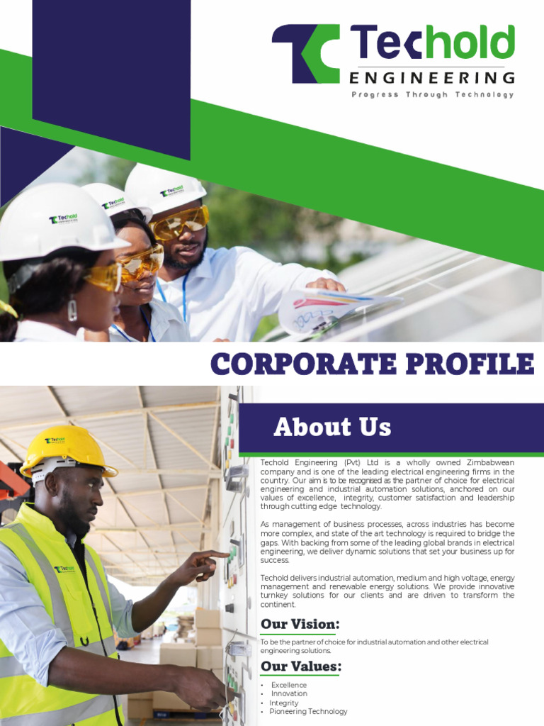 Techold Engineering Corporate Profile | PDF | Electricity | Electrical ...