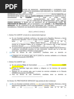 Machote Contrato de Prestacion de Servicio REPSE | PDF | Póliza de ...