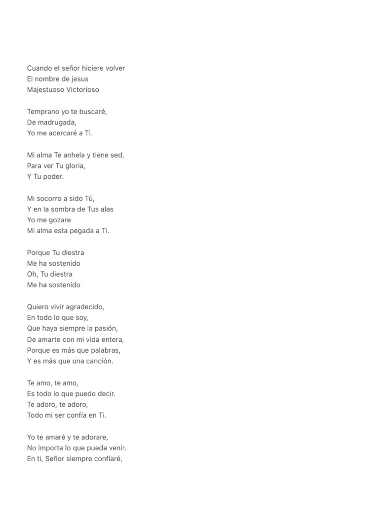 Cuando el señor hiciere volver | PDF