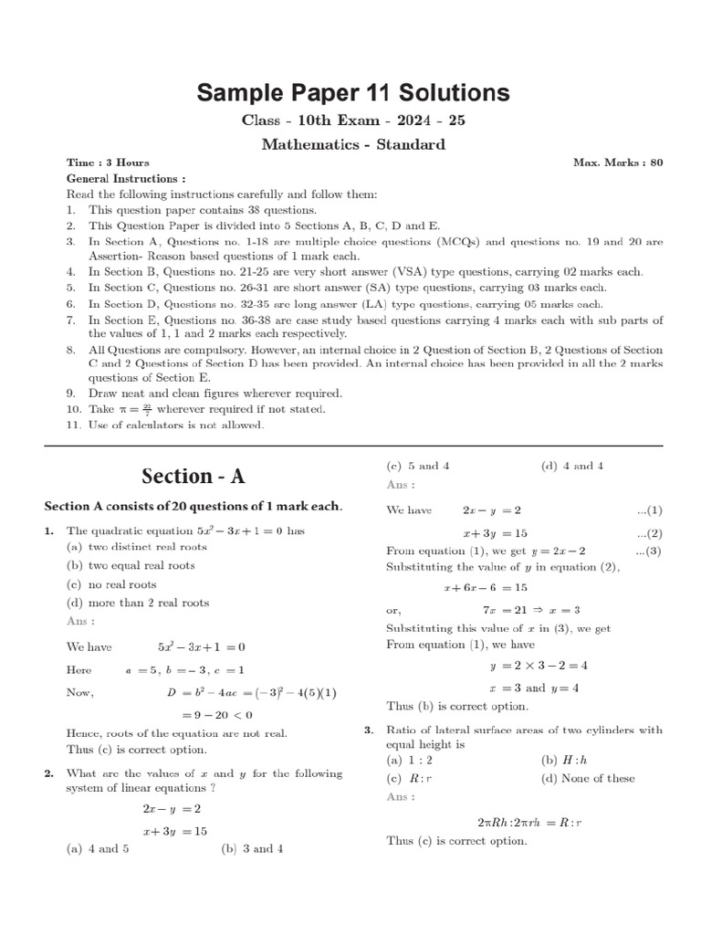 11 Solution | PDF 11 Solution | PDF