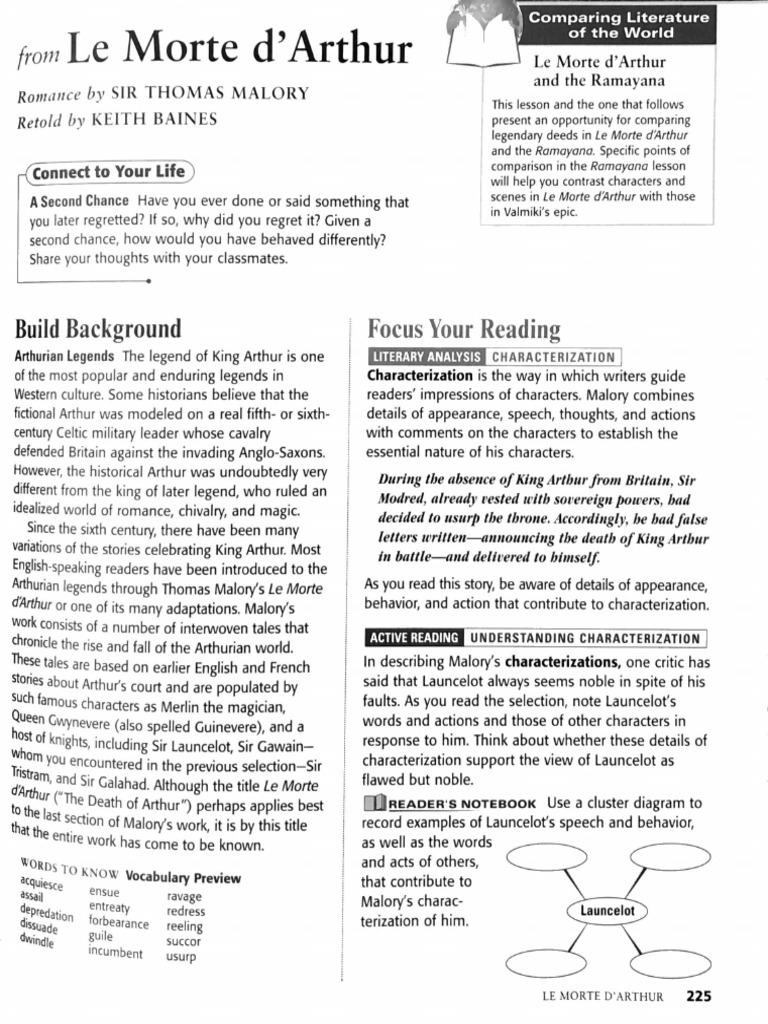 Le Morte D' Arthur | PDF