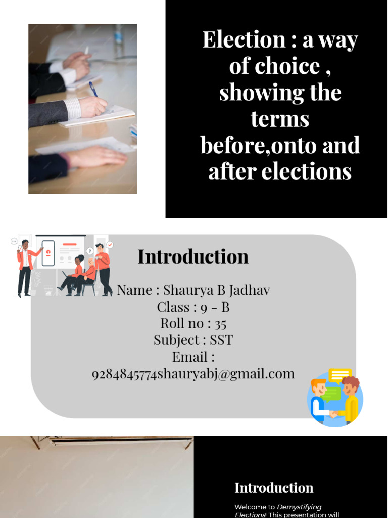 Elections PPT - 1 | PDF