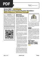 Tyco TY3531 TFP181 - 08 - 2022 | PDF | Fire Sprinkler System | Building Engineering