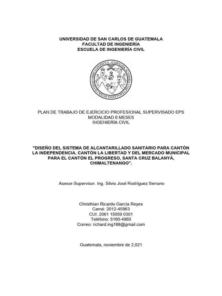 PROTOCOLO CORREGIDO COMPLETO | PDF | Alcantarillado | Diseño