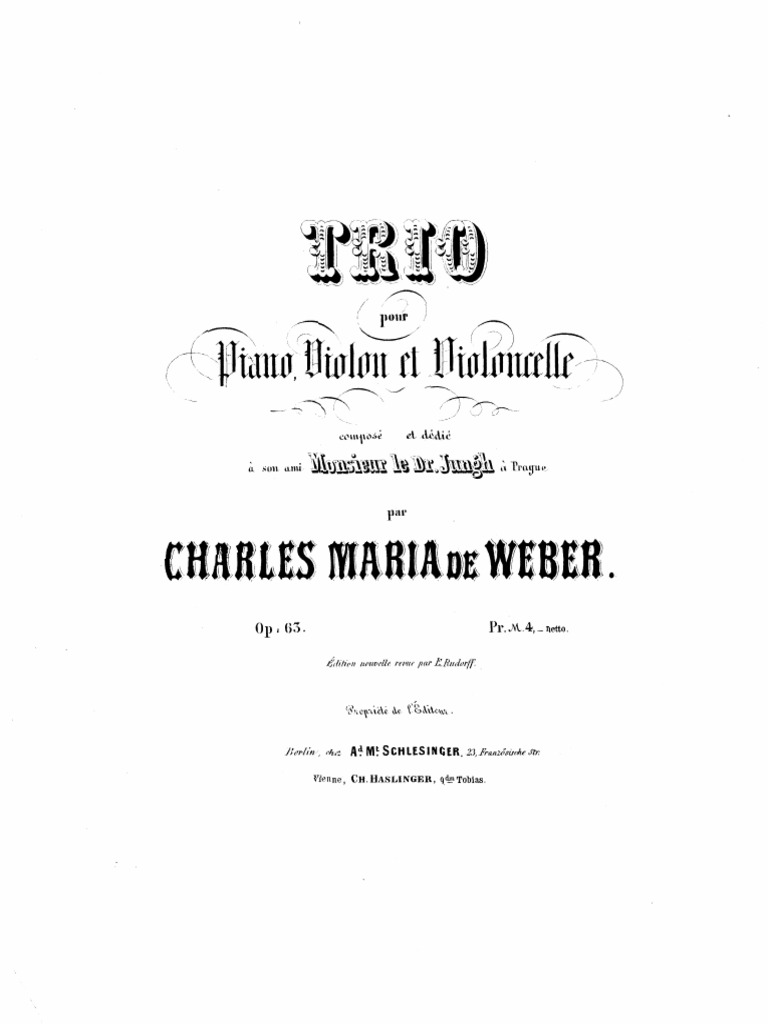 Weber Trio | PDF