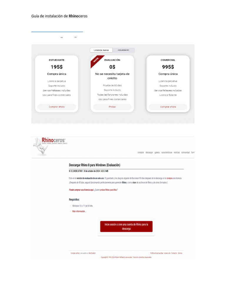 Rhino Licencia | PDF