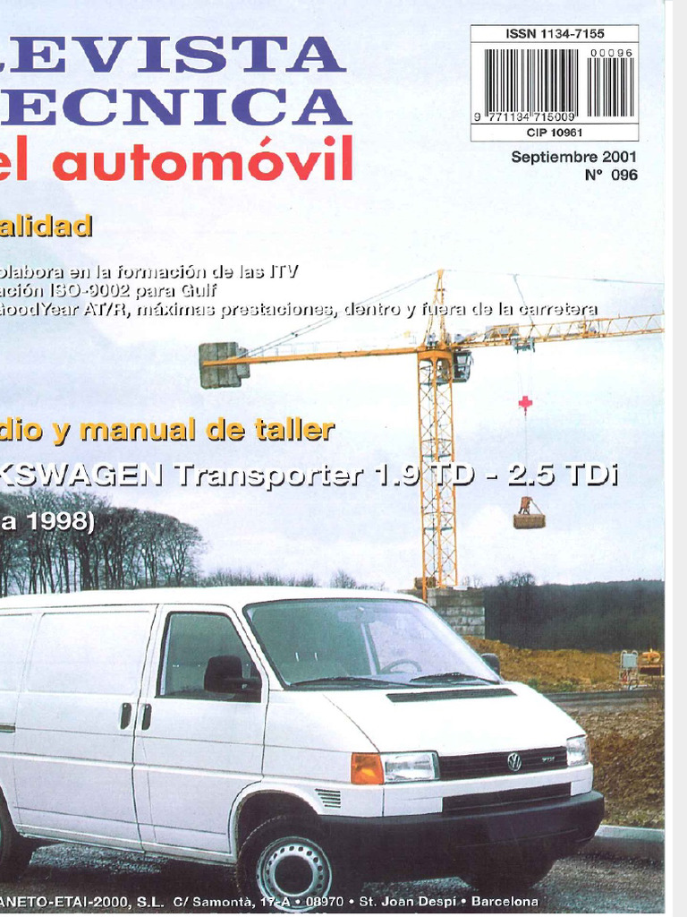 Manual PDF Volkswagen Transporter T4 | PDF