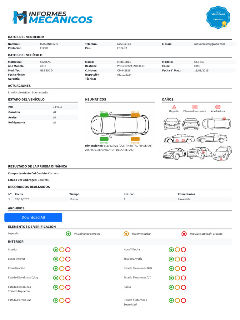 Reporte | PDF | Neumático | Vehículo de motor