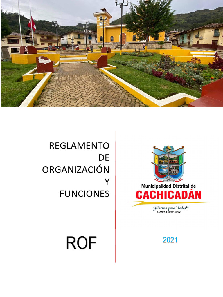 1 ROF Cachicadán 2021 (1) | PDF | Gobierno local | Alcalde