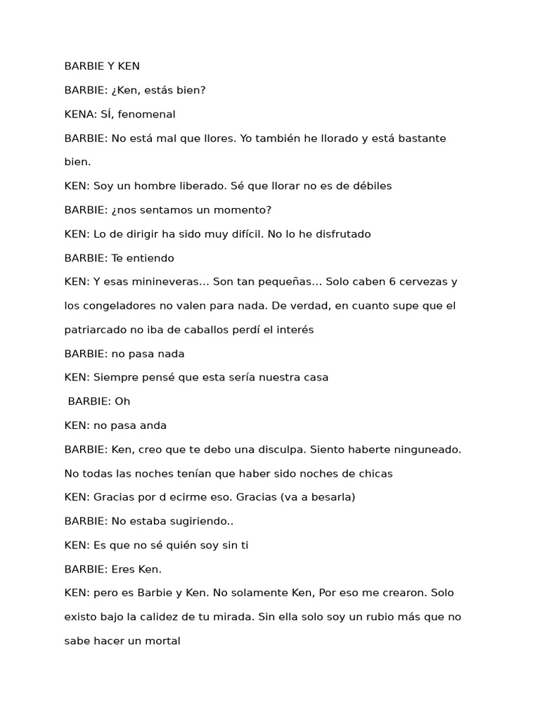 Barbie y Ken | PDF