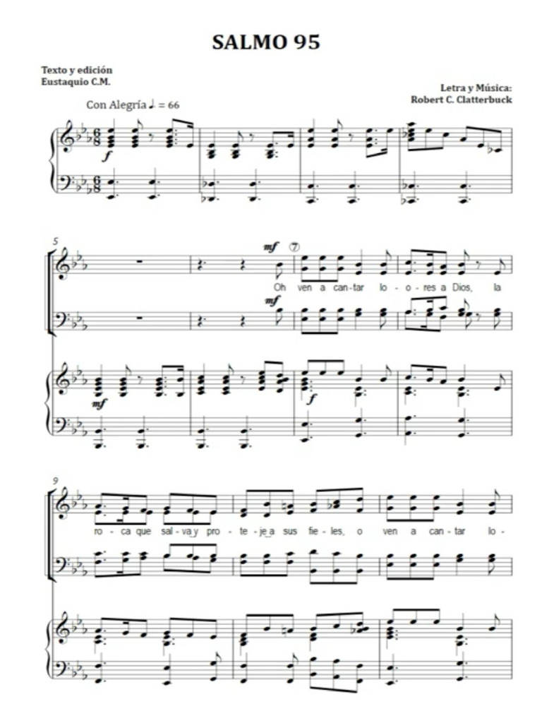 Salmos 95 | PDF