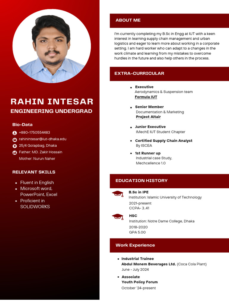 Rahin Intesar CV.pdf | PDF