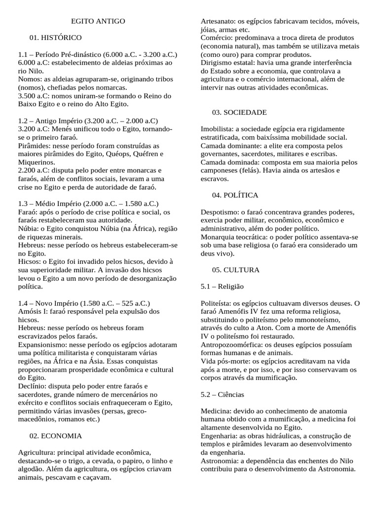 Resumo Total - Hist Geral | PDF | Grécia Antiga | Esparta