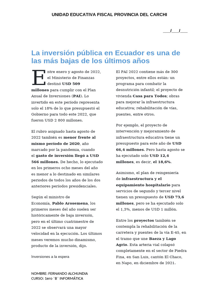 Informática 3 | PDF | Economias