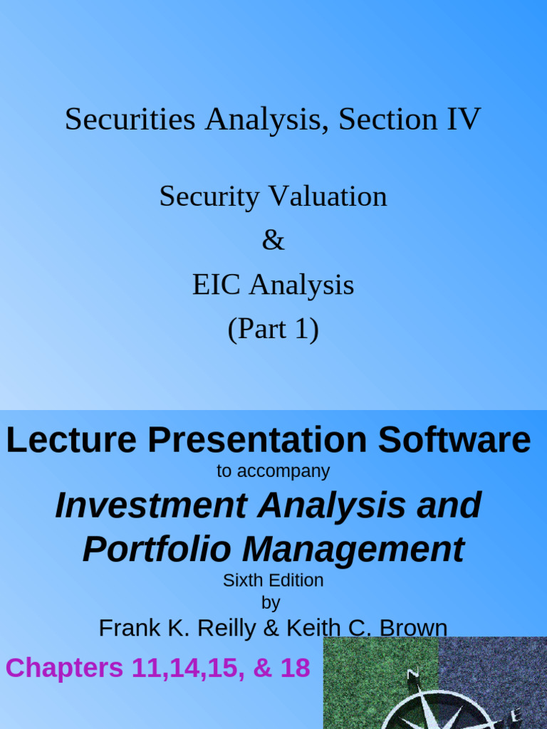 Section4LectureNotes Part1 | PDF | Discounted Cash Flow | Valuation ...