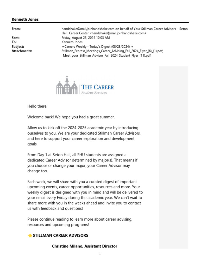 Career Services Memo | PDF | Business | Economies