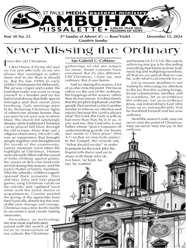 Sambuhay (December 15, 2024) | PDF