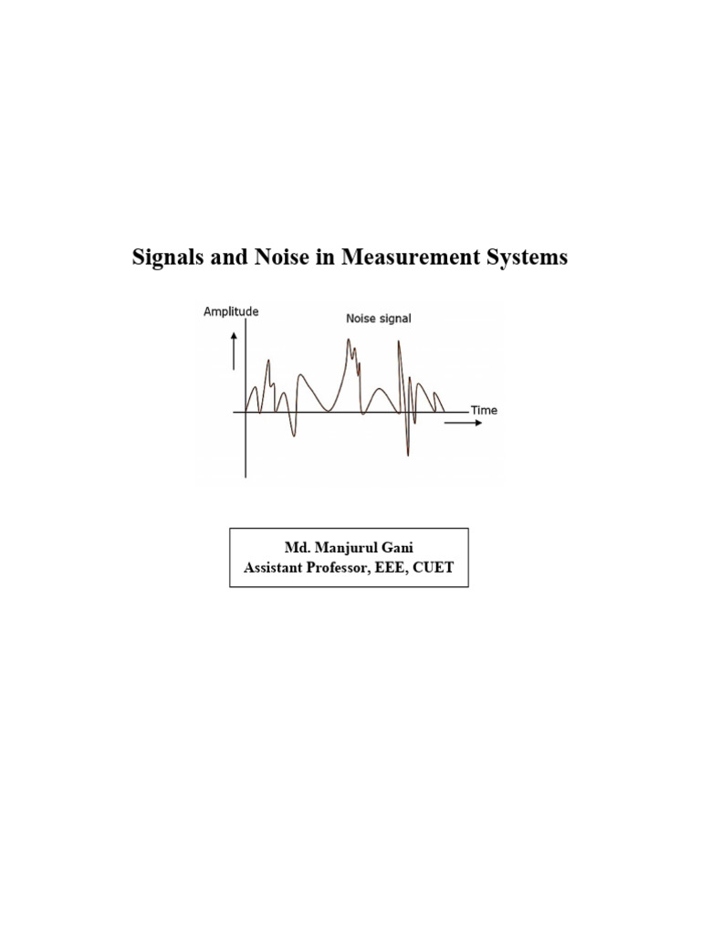 Sheet_Signal and Noise | PDF | Electromagnetic Interference | Computer ...