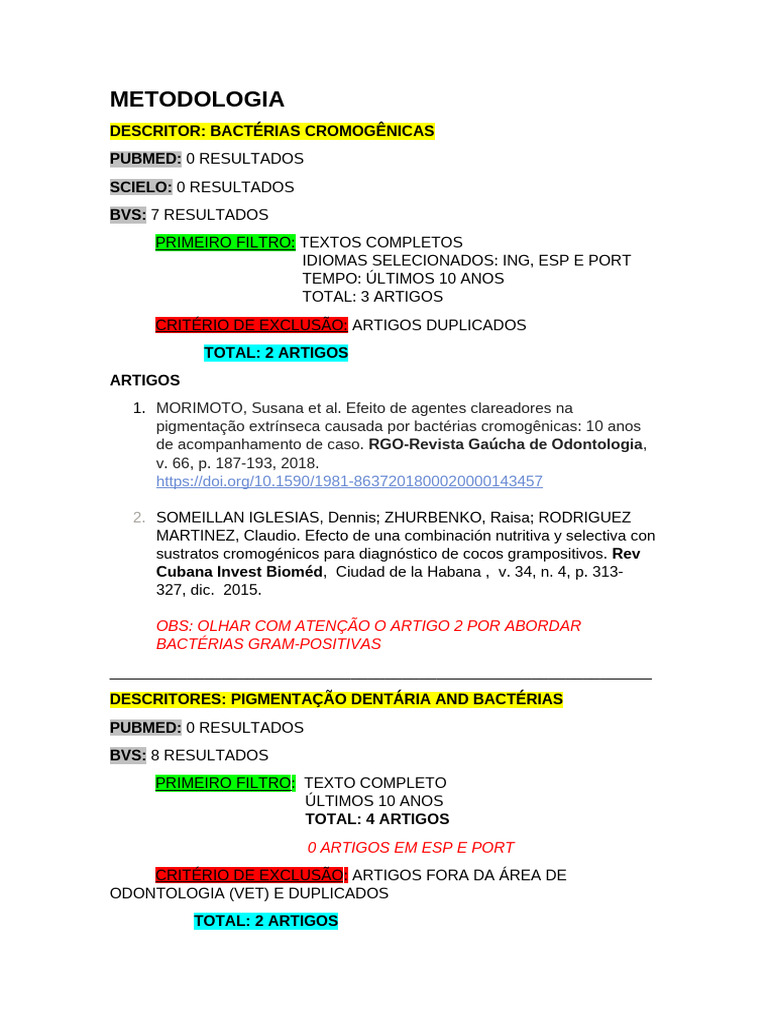 Metodologia (2) | PDF | Especialidades médicas | Sistema de saúde