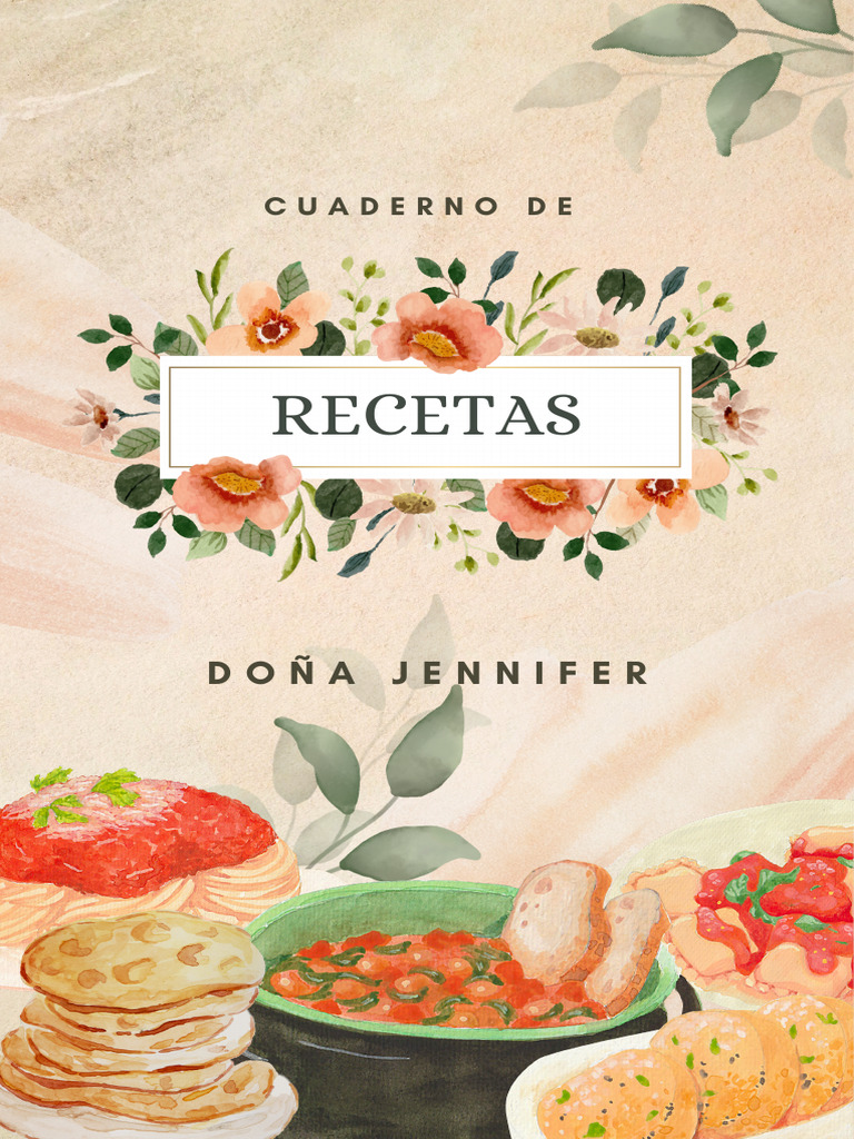 Recetario Doña Jennifer | PDF