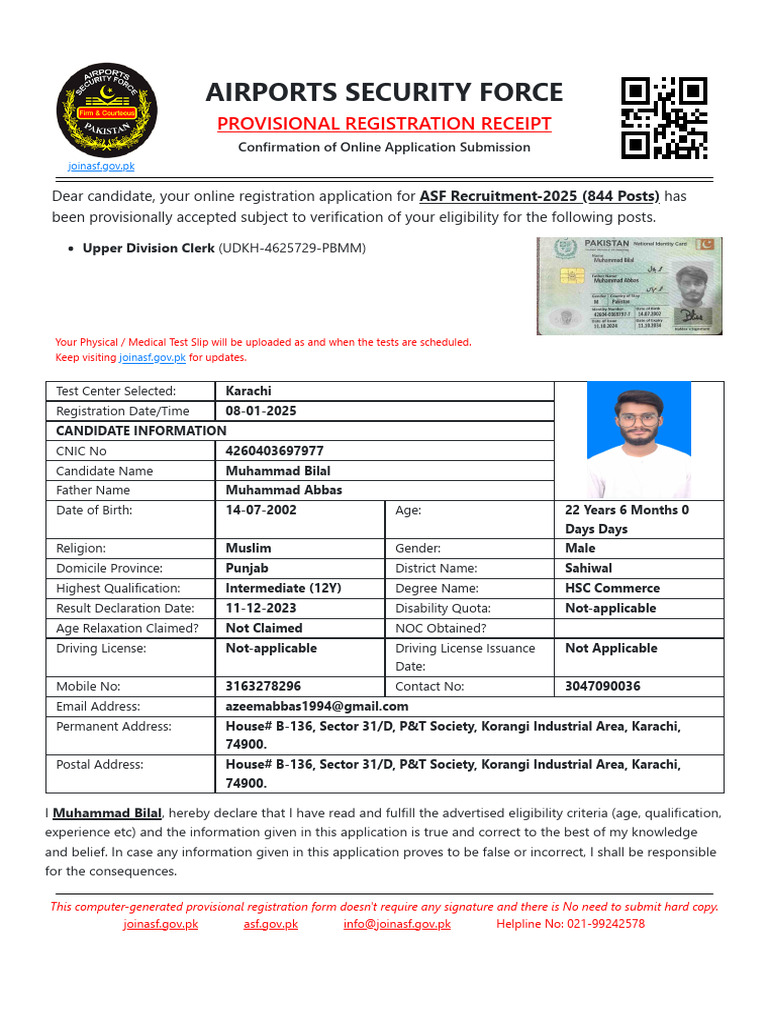 BILAL Airport Security Forces | PDF