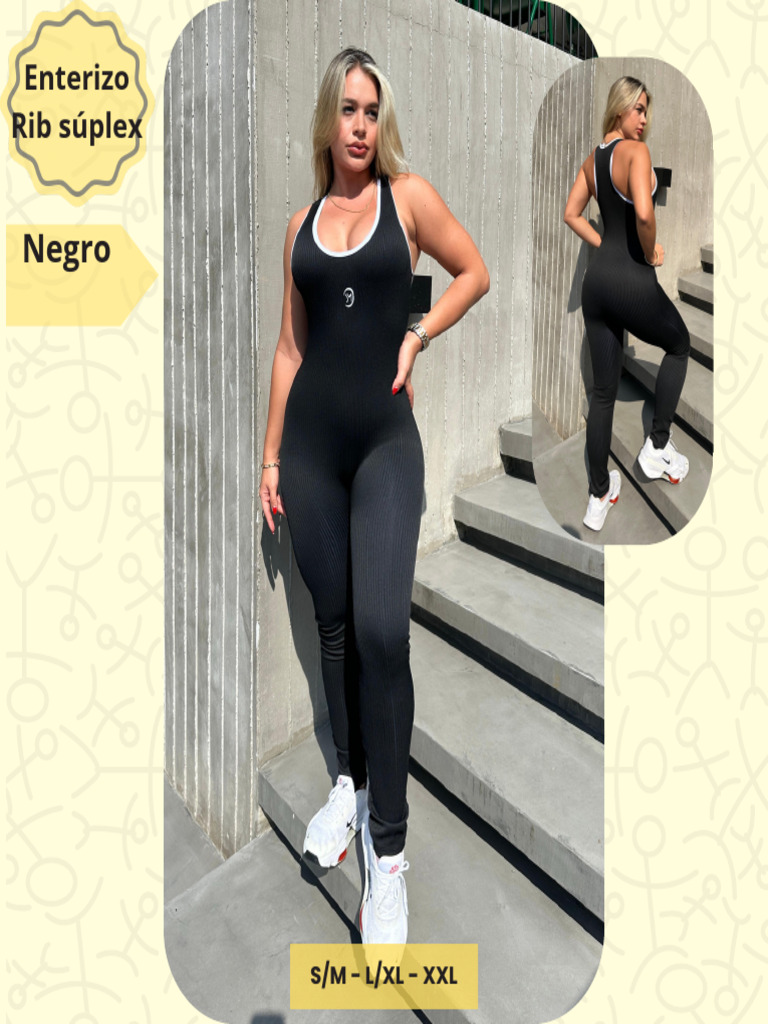 Enterizos Rib Súplex en 7 Colores | PDF