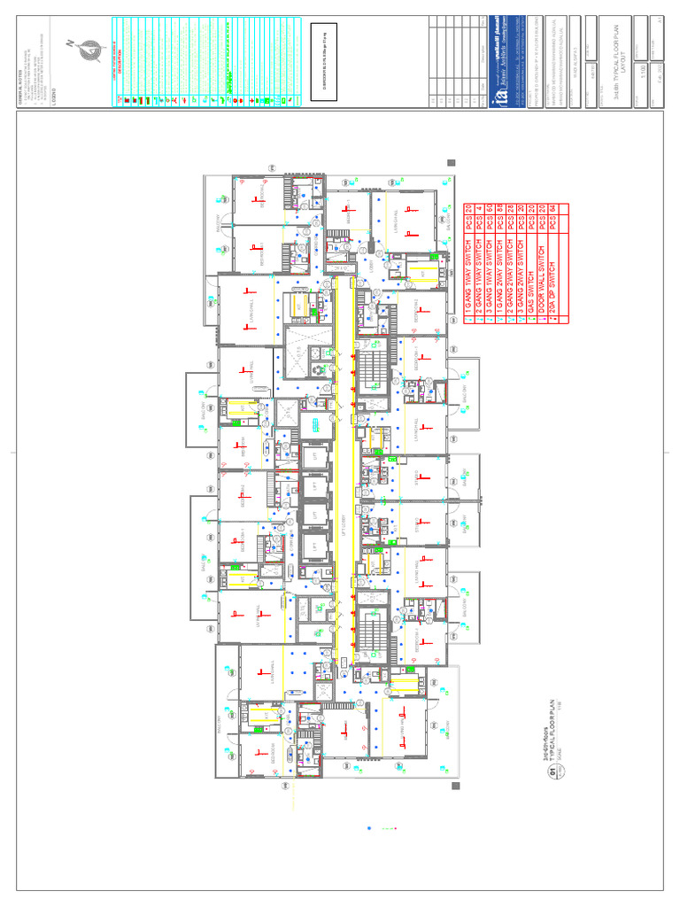 Ground+1P+10 Floors Building Plans | PDF | Lighting | Sheet Metal