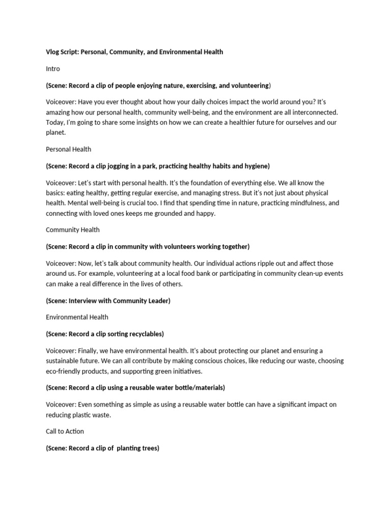 Script in Vlog | PDF