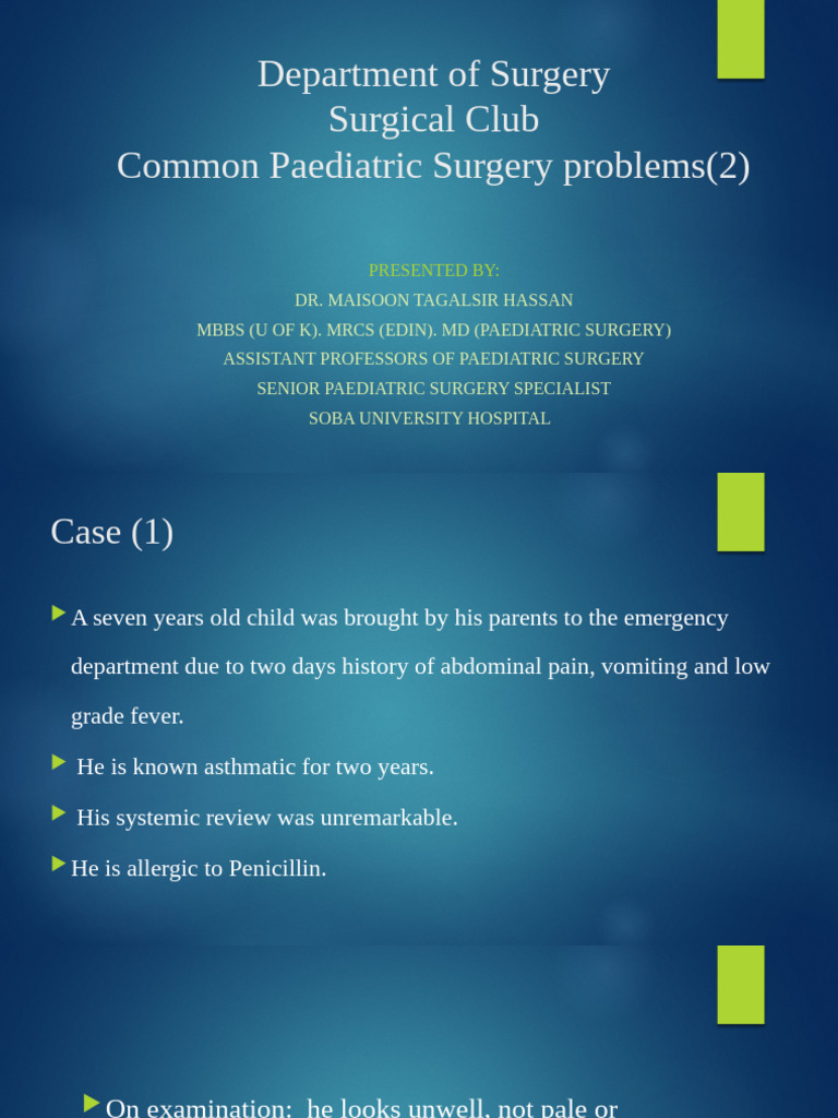 surgical club 2 | PDF | Surgery | Infants