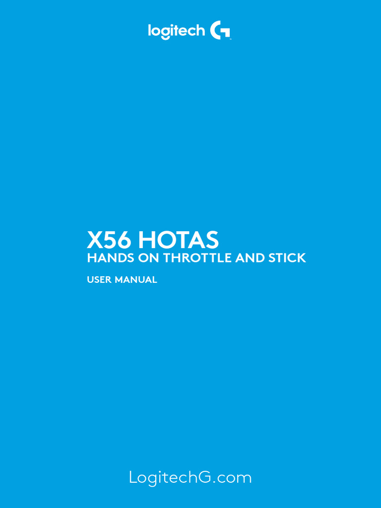 Manual X56 | PDF | Botón (Computación) | Eje