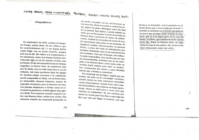 Molloy, Atmosféricas Texto | PDF