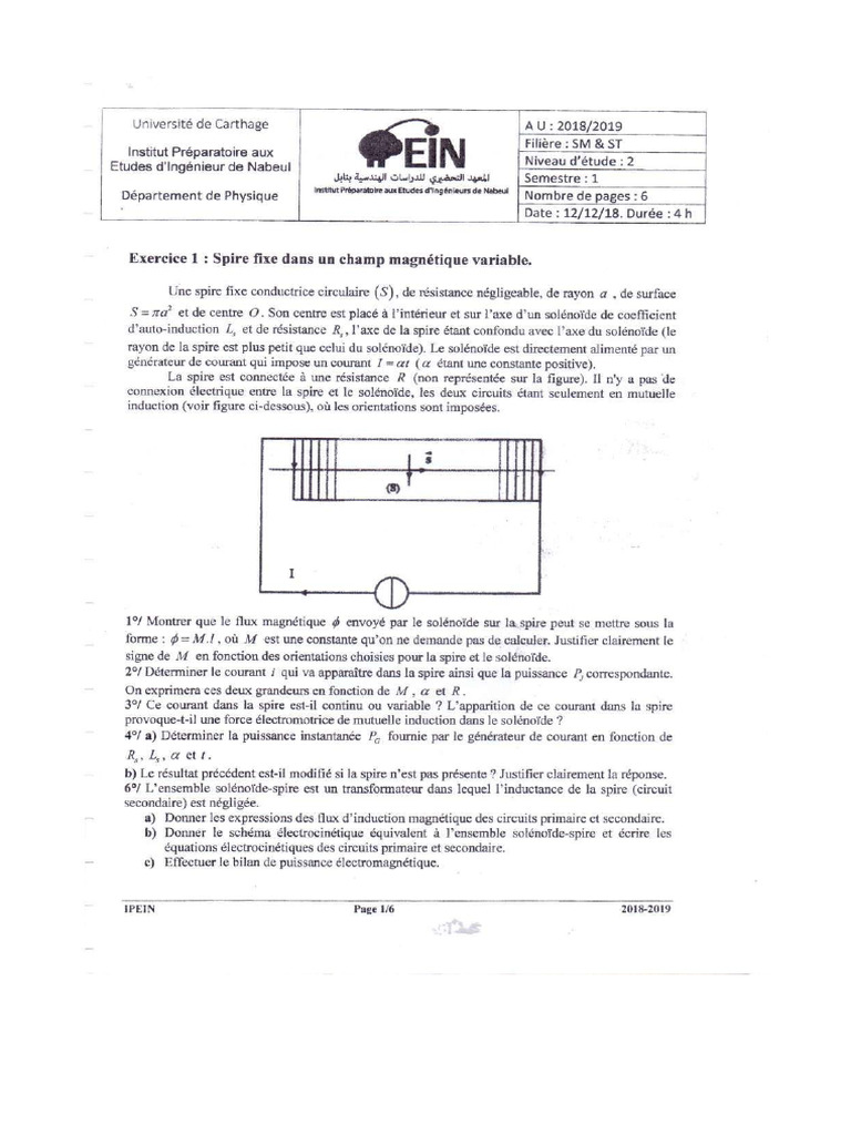 EX N1 Phy SM-ST 2018 | PDF