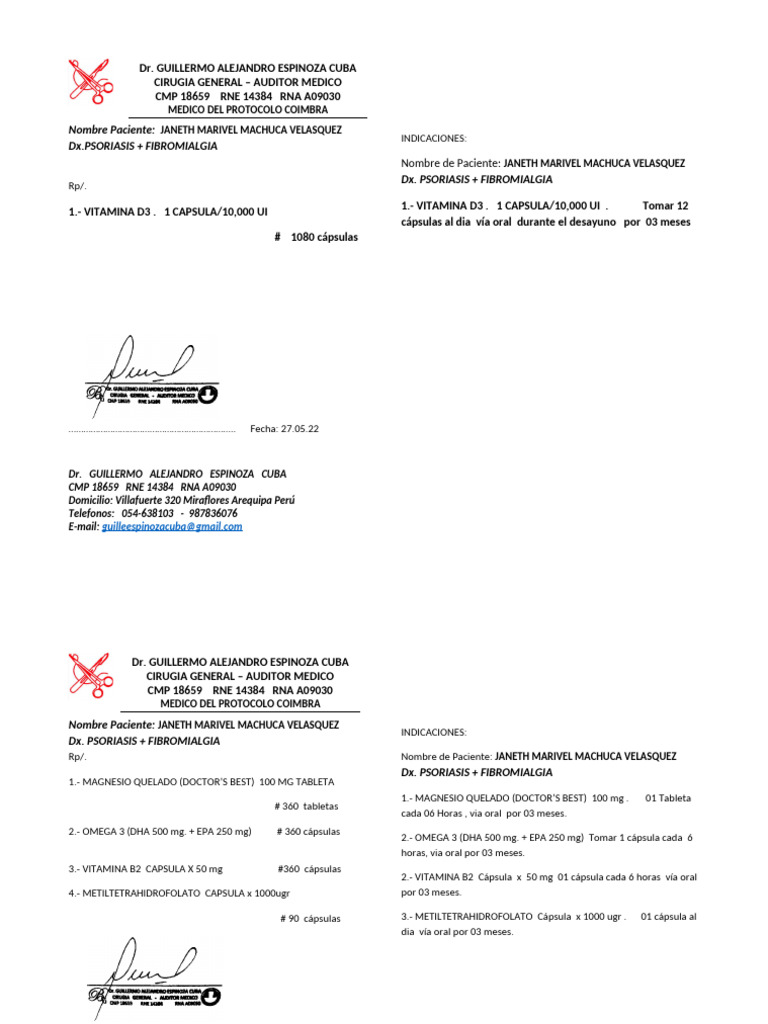 J. Machuca Receta Mayo 22 | PDF | Leche | Productos lácteos