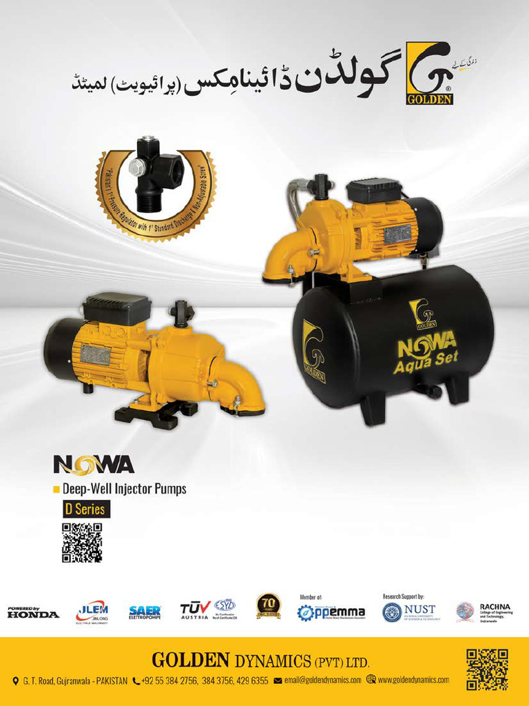 NOWA Deep-Well Injector Pumps (D Series) | PDF