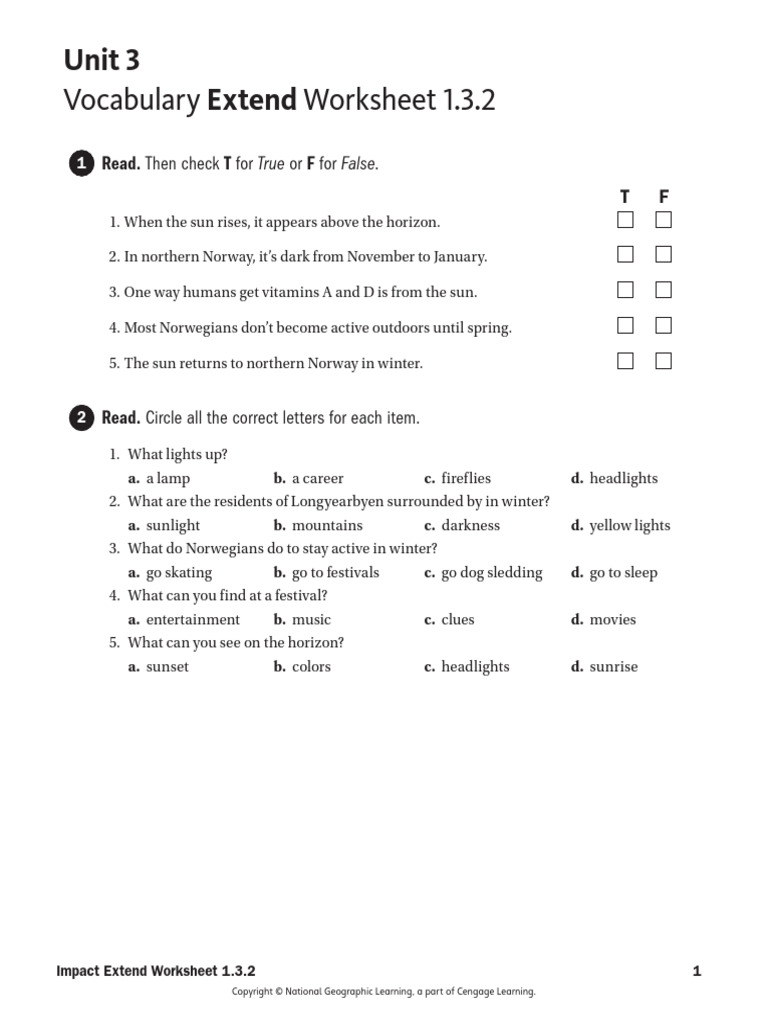 Owi l01 U03 02 Worksheet 0 | PDF