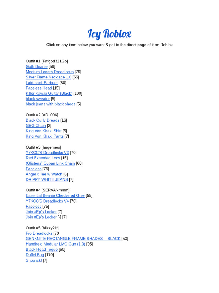 Icy Roblox | PDF
