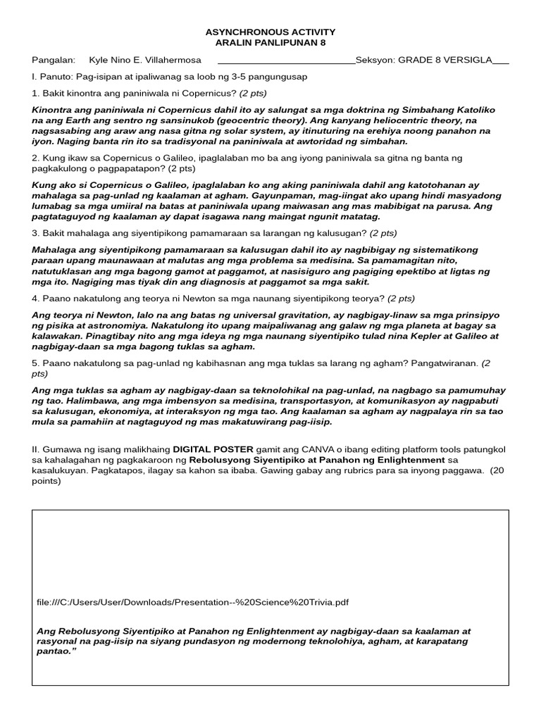 AP 2nd Asynchronous Activity | PDF