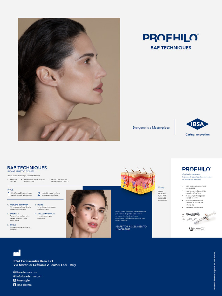 PROFHILO - APLICAÇÃO TECNICA BAP | PDF | Anatomia