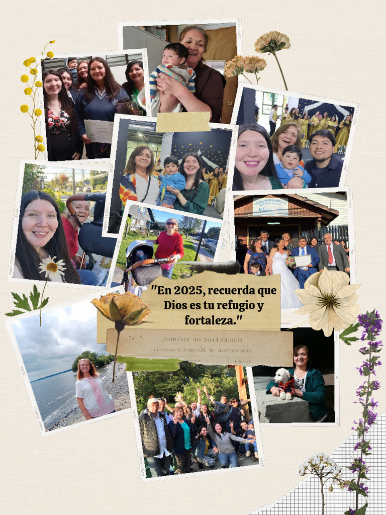 Collage de Fotos Vacaciones Entorno Rural Doodle Fotográfico Blanco y ...