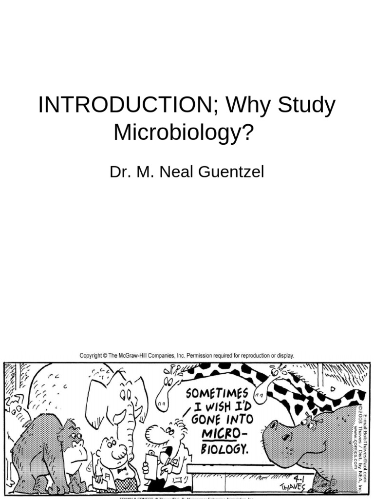 CH # I. Introduction, Why Study Microbiology | PDF | Fermentation ...