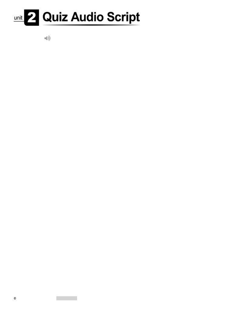 Four Corners Second Edition - Level 4 - Q02 - Script | PDF