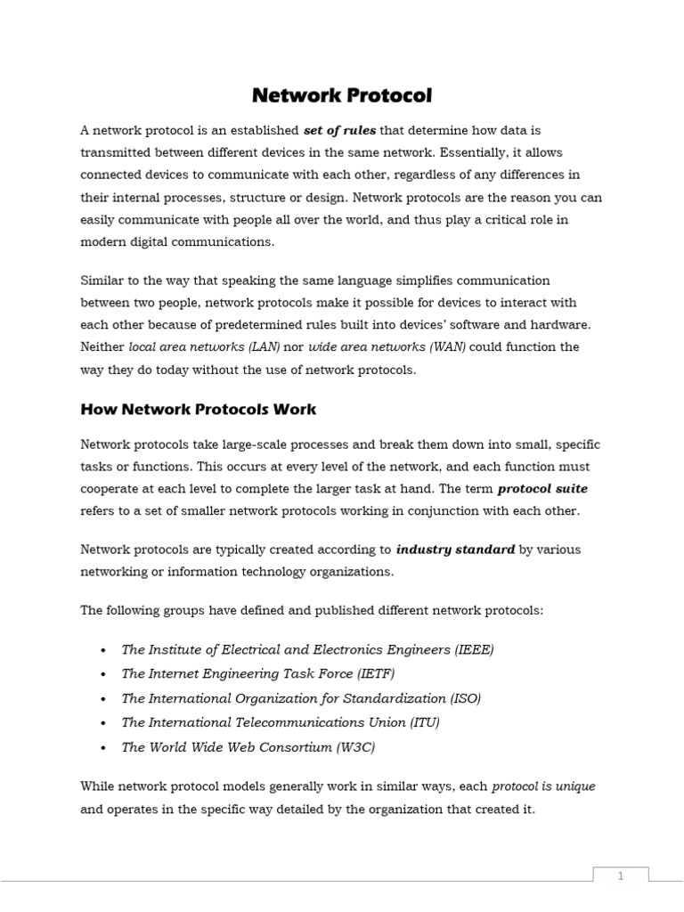 Network Protocols Explained | PDF | Computer Network | Osi Model