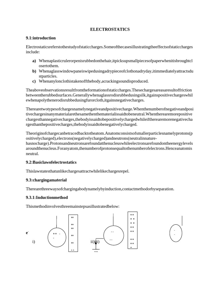 Electrostatics, Capacitors & Capacitance-1 | PDF | Manufactured Goods | Electric Power