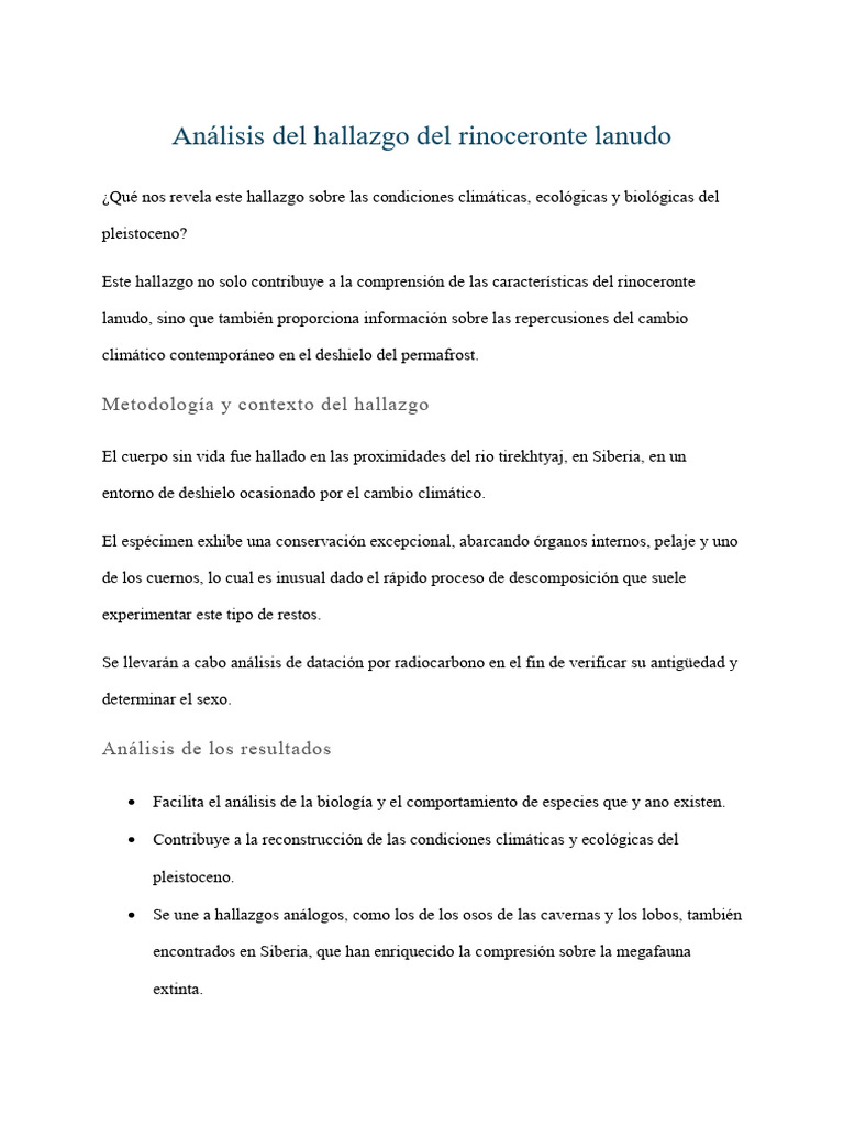 vacacela_jean_pc_unidad#1 | PDF | Megafauna | Paleontología