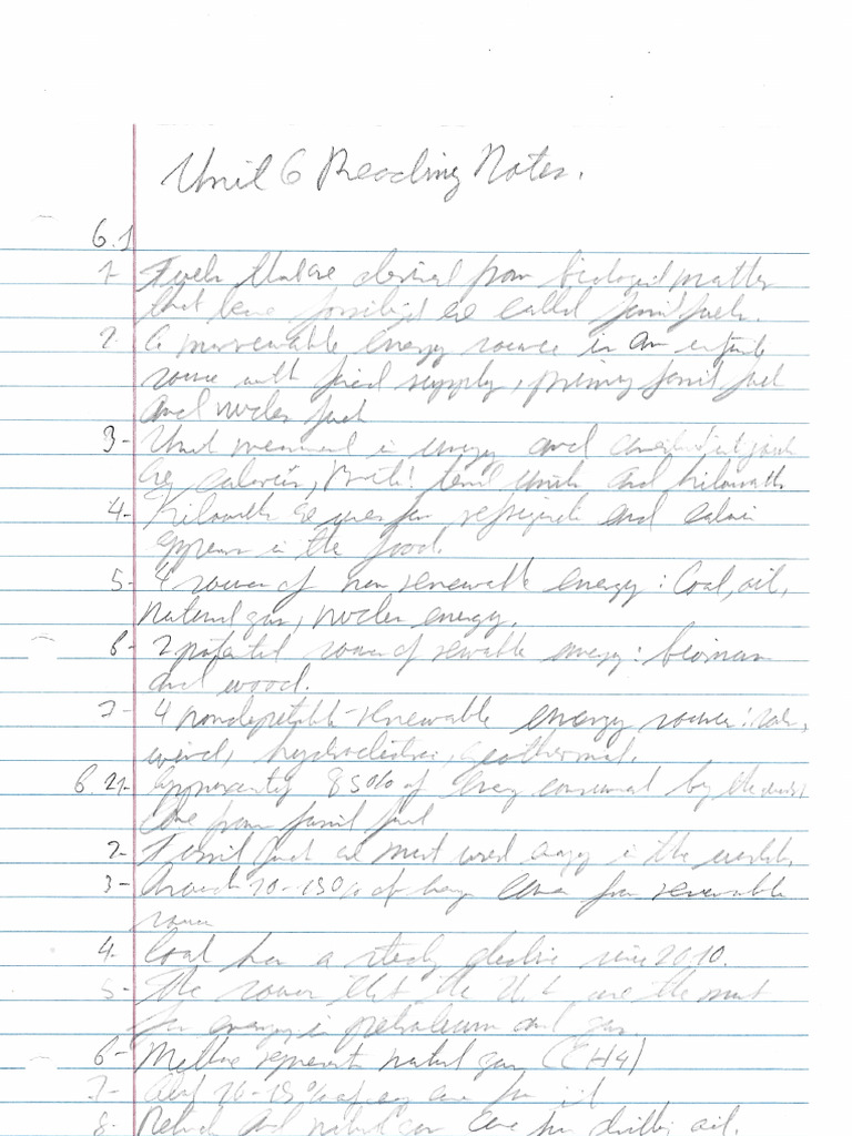 Handwritten Unit6Notes | PDF