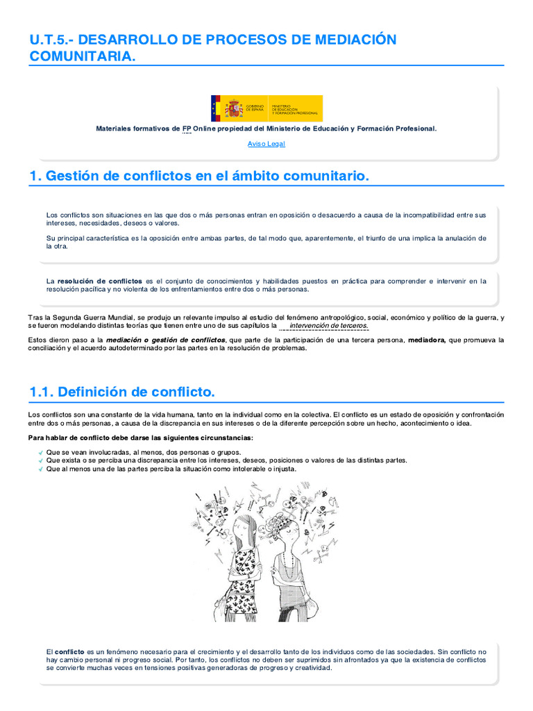 PDF | PDF | Mediación | Conflicto (proceso)