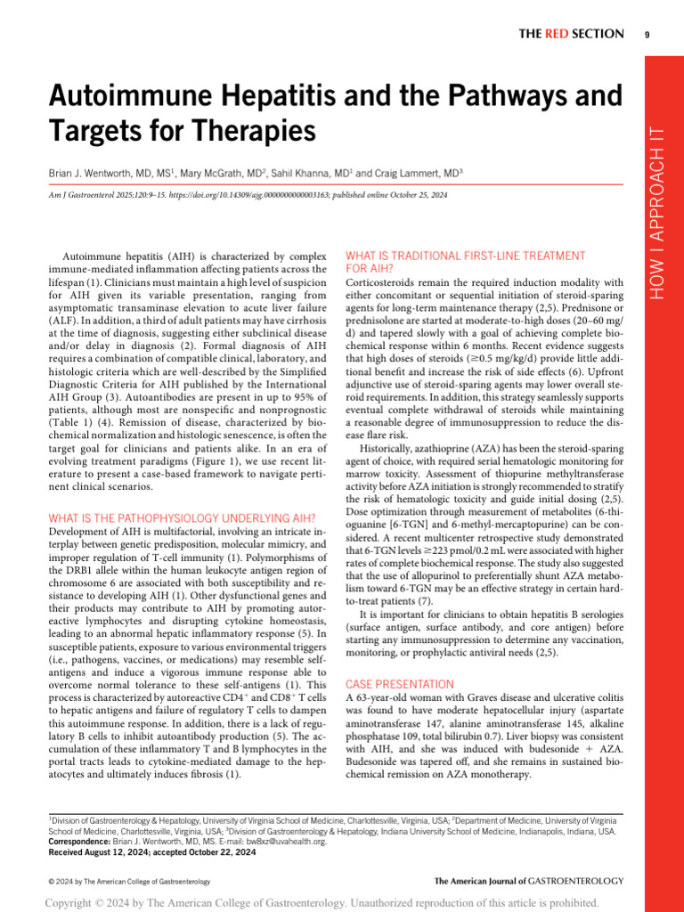 hépatite auto-immune(1) | PDF | Hepatitis | Autoimmunity