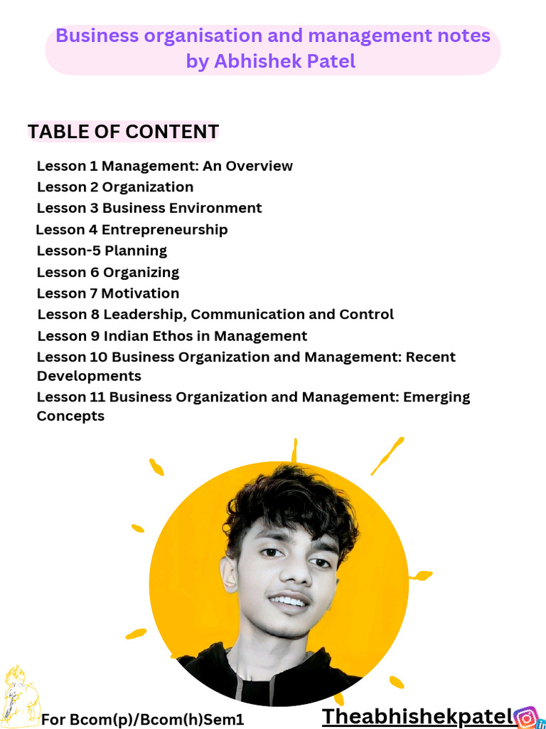 B.Com Sem 1 Business Management Notes | PDF | Business | Business Economics